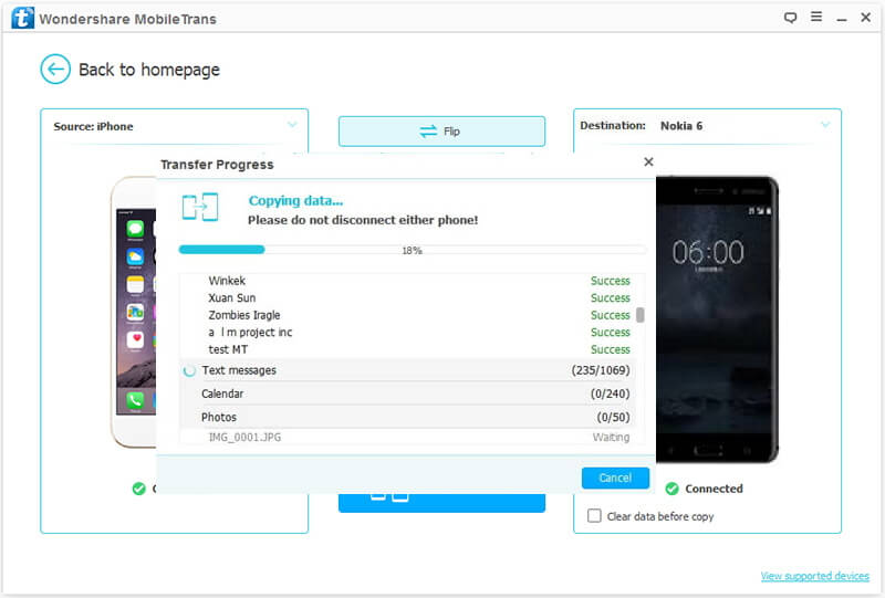 How to Transfer Contacts from iPhone to Nokia 6